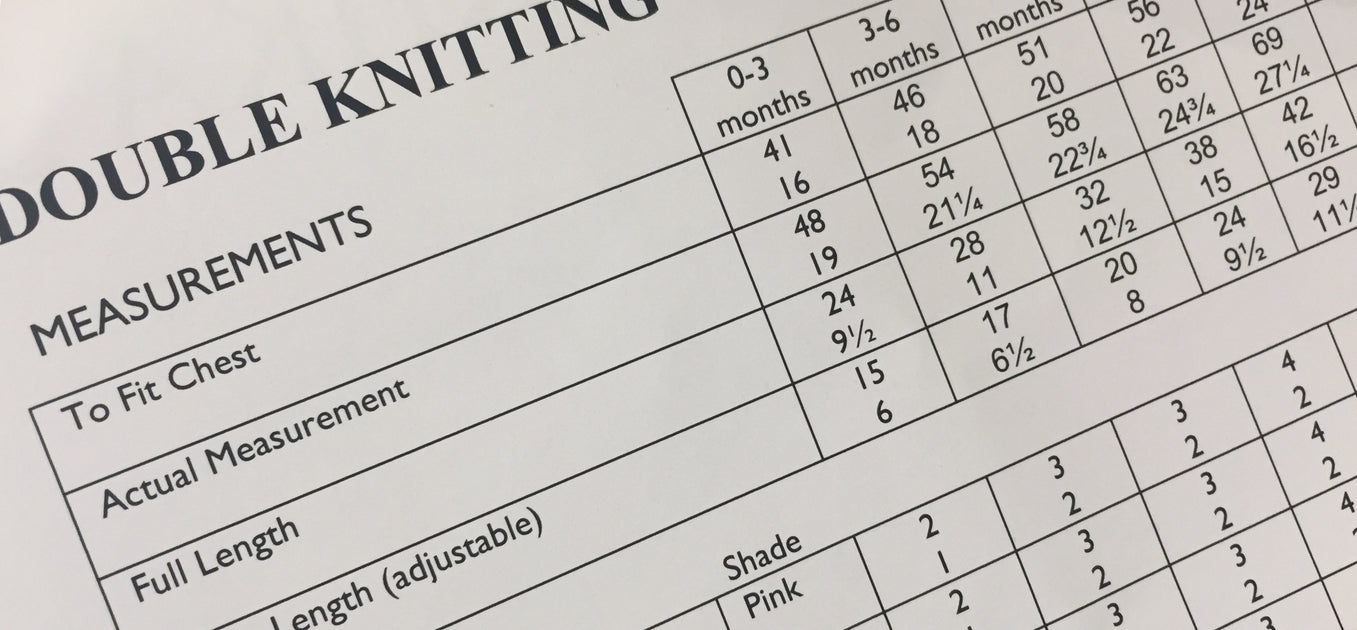 How do I know what size to choose when knitting or crocheting baby clo ...