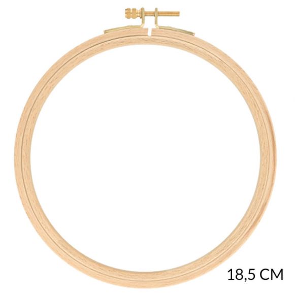 DMC Embroidery Hoop - Beech Wood - 18.5cm — Marias Wool Shop