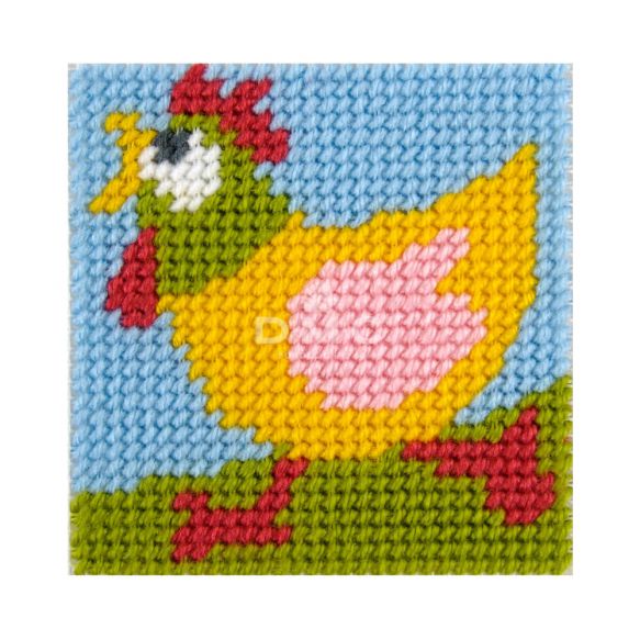 DMC Kid's Tapestry Kit - Chicken — Marias Wool Shop