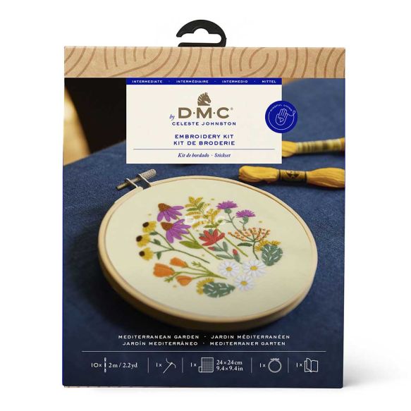 DMC Embroidery Kit - Mediterranean Garden — Marias Wool Shop